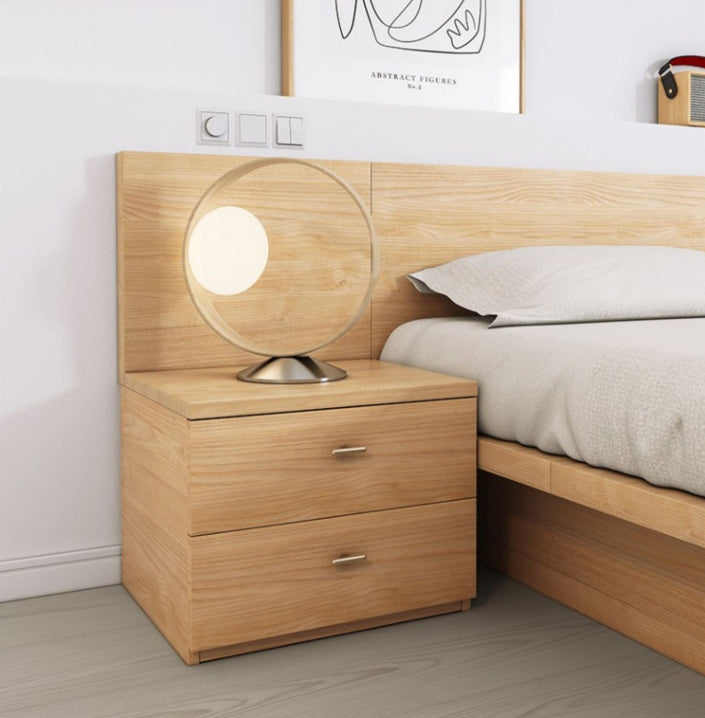 Ovada 2-drawer Bedside Table, Oak